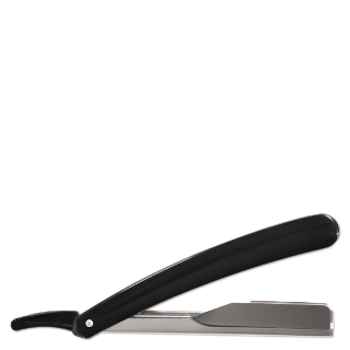 Straight Razor with Black Handle | Burmax